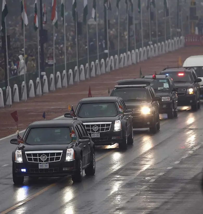 US President Barack Obama breaks old Indian tradition, arrives in ‘The ...