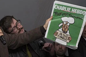 Defiant Charlie Hebdo fronts Prophet Muhammad cartoons - India News ...