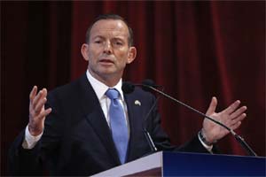 Australian PM Tony Abbott backs Adani mine, says sabotaging of projects ...