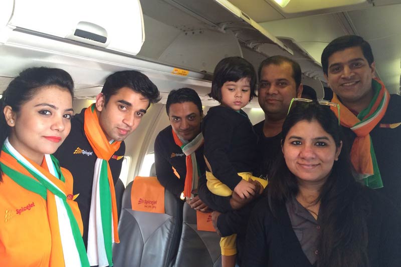 SpiceJet commemorates 67th Republic Day in air and on ground ...