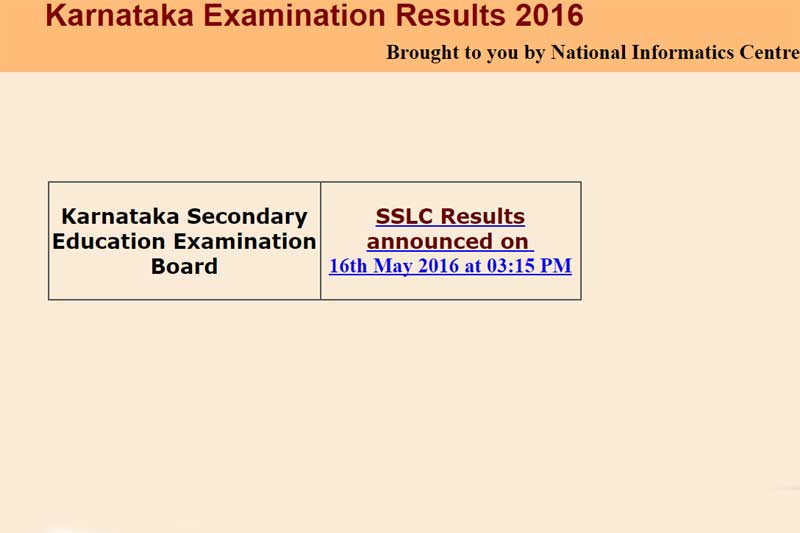 KSEEB results 2016: Karnataka Board Class 10 SSLC results 2016 declared ...