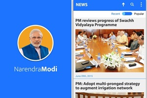 Narendra Modi to launch PMO app at MyGov anniversary event - India News ...