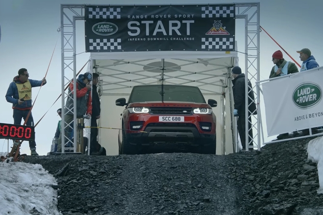 Range Rover Sport and a ski course. What happens next? - news | The ...