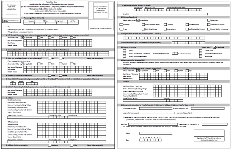 Form 49A: Applying for PAN card for the first time? Here are a few ...