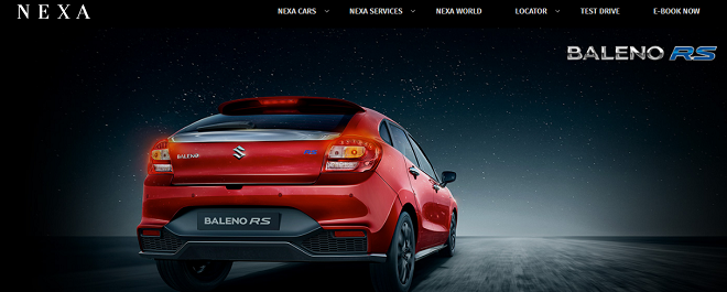 Maruti Suzuki Baleno RS listed on Nexa website: engine, design, features and colours - Car News ...
