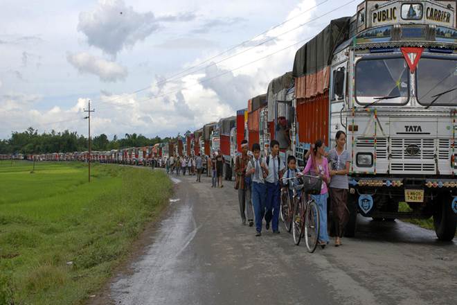 Blockade on NH 54 lifted after four days - India News | The Financial ...