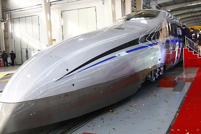 China’s fastest bullet train makes debut with a maximum speed of 400 ...