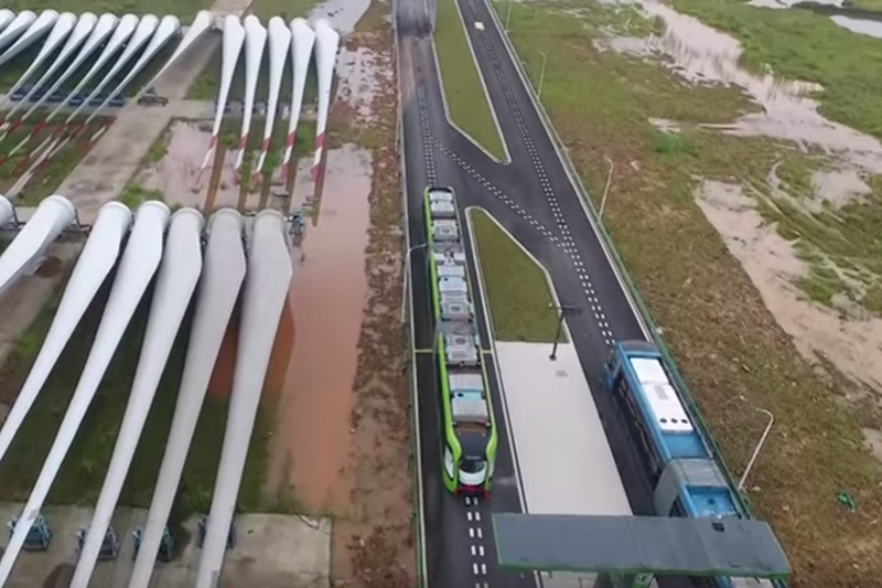 Wow! China unveils world’s first train that runs on virtual tracks; lesson for India? - business ...