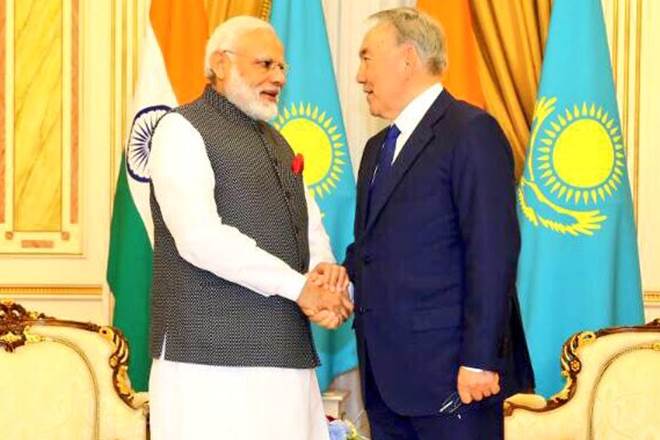 SCO summit: PM Narendra Modi meets Kazakhstan’s President Nursultan Nazarbayev in Astana - India ...