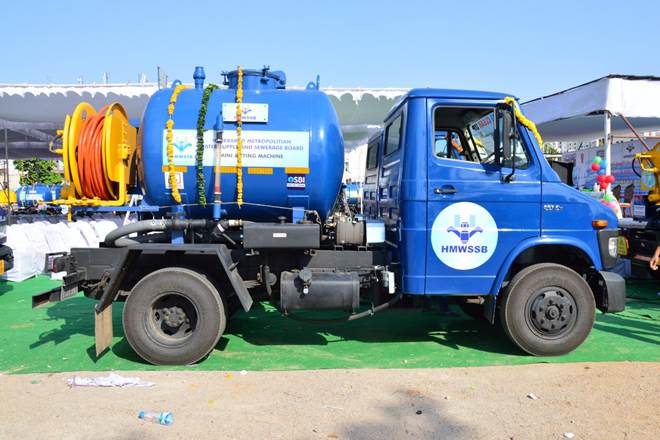 Manual scavenging in Telangana: Government rolls out 70 mini sewer ...