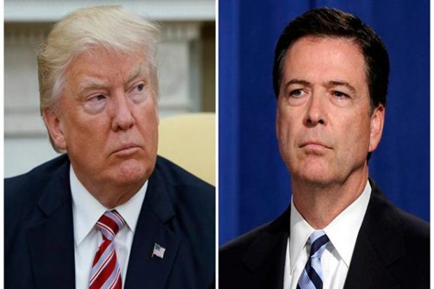 Donald Trump accuses ex-FBI director James Comey of cowardice over ...