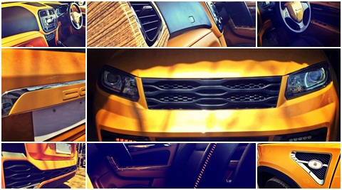 Maruti Suzuki Vitara Brezza by DC Design gets a yellow, strange and ...