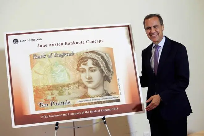 New plastic 10 pound note featuring Jane Austen unveiled in UK - World ...