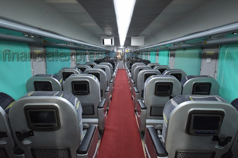 Anubhuti coaches: These luxury AC chair cars have aircraft-like ...