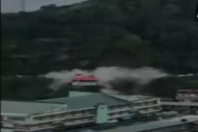 Massive landslide hits Chandigarh-Shimla National Highway 22; 3 rescued, several vehicles ...