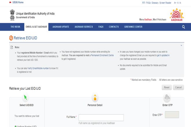 Lost Aadhaar card number or Enrolment ID? Here are easy steps to retrieve it - India News | The ...