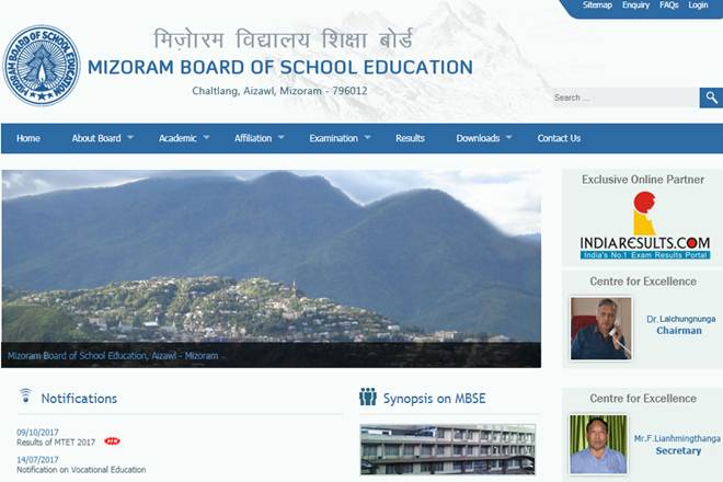 MTET 2017 result: Mizoram Board of School Education announces scores ...