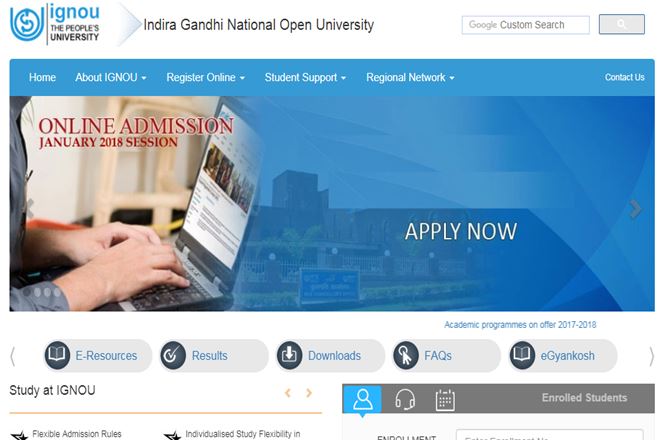 IGNOU 2018 admissions start, visit official website ignou.ac.in to ...