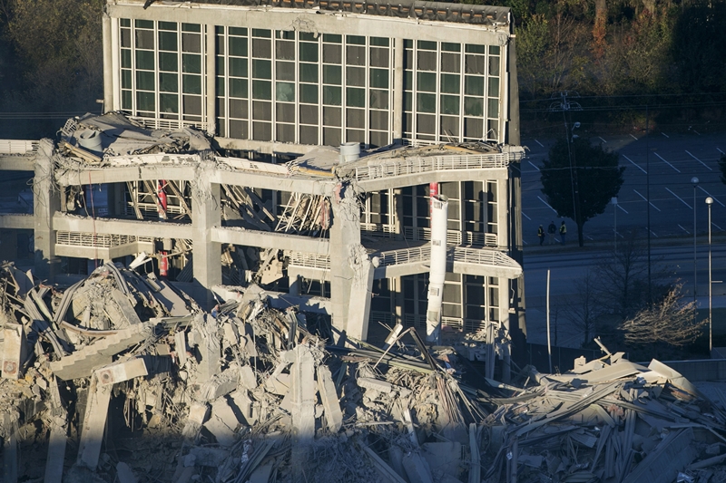 Georgia Dome, among US’ largest domed stadiums, destroyed in scheduled ...