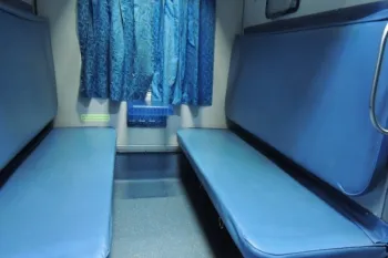 Rajdhani Express Interior