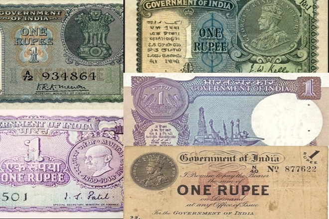 Re 1 currency note and the coin story behind it; Amazing 100 years of ...