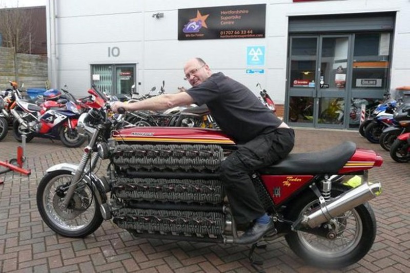 Craziest motorcycles ever! 48 cylinders, big cat design, a bike that ...
