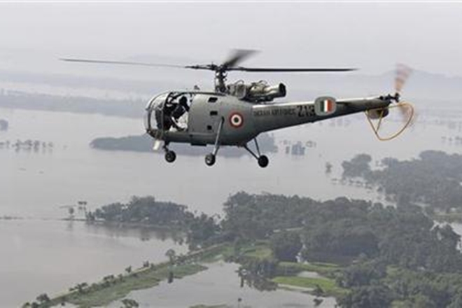 IAF chopper makes emergency landing at Madhya Pradesh Police ground ...