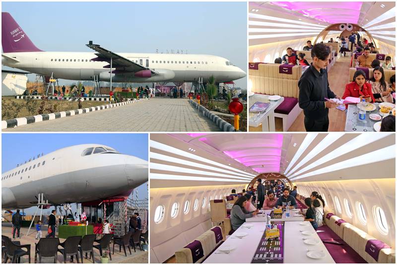 Aeroplane turns restaurant! Runway 1 serves multi-cuisine food at NH-1 ...