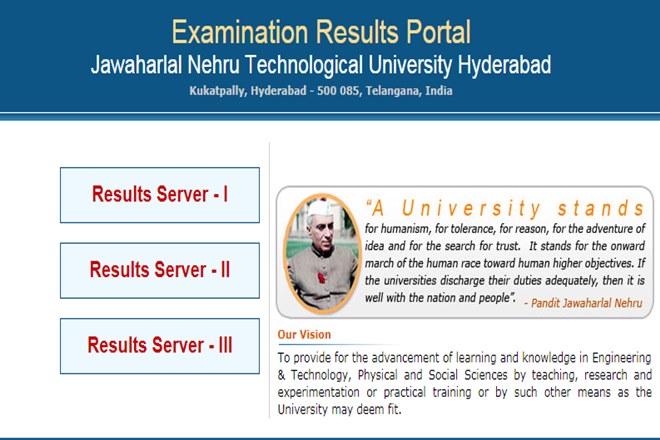 JNTUH BTech/BPharm 4th year 1st semester results declared; check ...