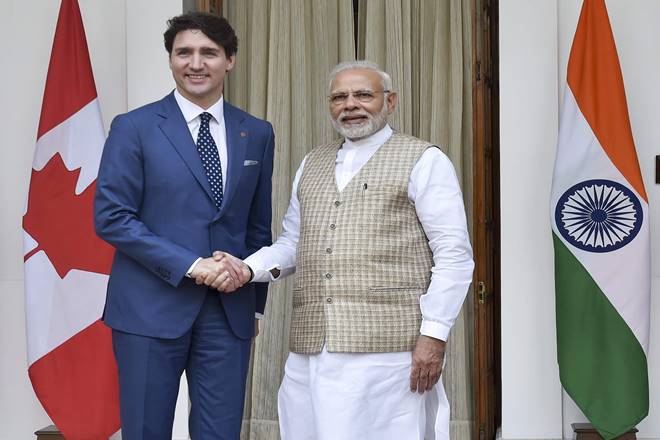 PM Narendra Modi, Justin Trudeau talk trade, terrorism - Economy News ...