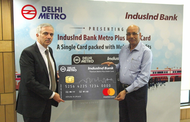 Delhi Metro: DMRC launches ‘Metro Plus’ debit card with IndusInd Bank ...