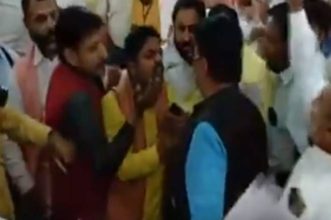 Meerut: BJP, BSP leaders come to blows as scuffle breaks out at Nagar Nigam meet - India News ...