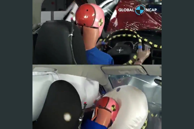 Crash video shows how airbags can be the difference between life and ...