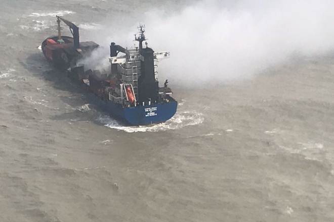 Abandoned merchant vessel SSL Kolkata anchored to save marine life in ...