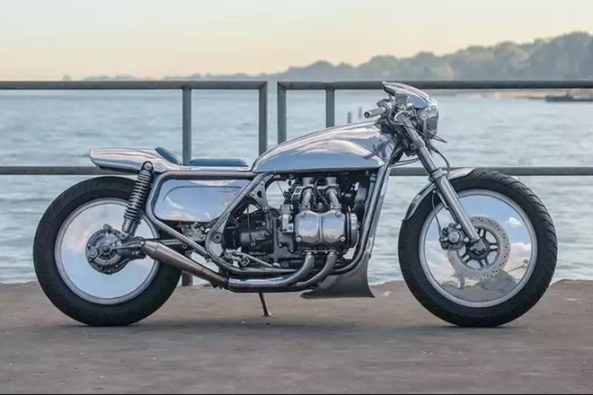 1979 Honda Gold Wing custom built into chrome-covered roadster with ...