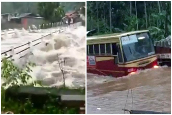 WATCH: Kerala’s Kozhikode battles monsoon fury, heavy rains; landslide kills four, bus rips ...