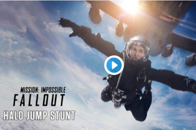 WATCH: Death-defying stunt! Tom Cruise shares HALO jump video that he shot for ‘Mission ...