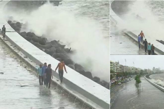 Mumbai rains update: City witnesses heavy downpour, high tides - India News | The Financial Express