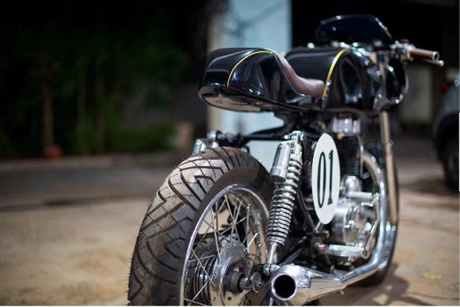 Modified Royal Enfield: One look at this sleek cafe racer kit will make ...