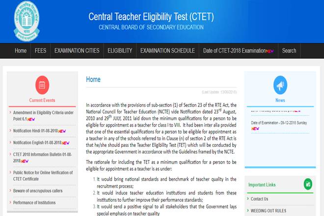 CTET 2018 exam: CBSE releases exam date,timings; check details - Education News | The Financial ...