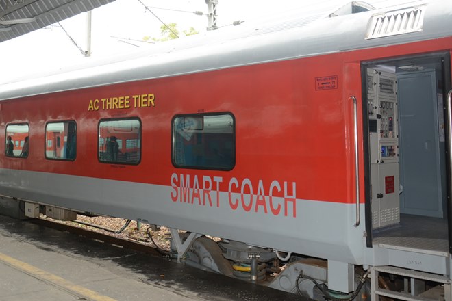 Indian Railways rolls out its first “SMART” coach; 100 more to be ...