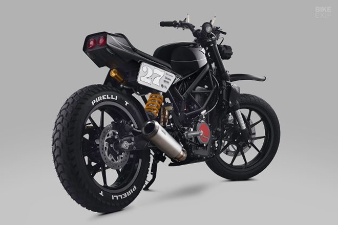 Modified KTM 250 Duke: Owner turns his custom KTM into music through a ...