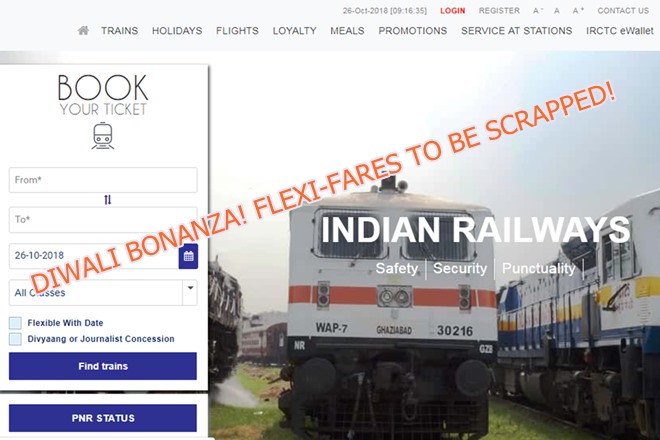 Diwali bonanza for passengers! Indian Railways to partially scrap flexi-fare scheme; discounts ...