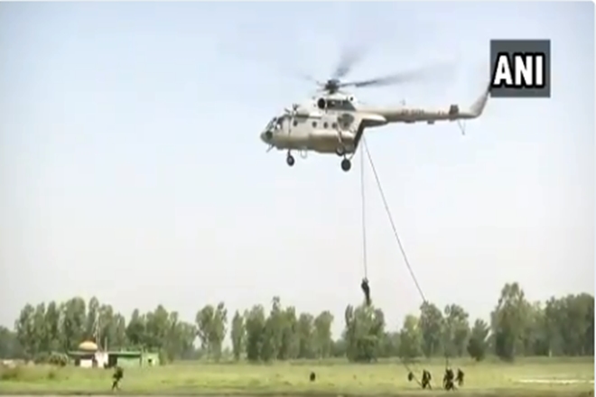 Watch IAF’s Garud Commando Force conducts air exercise in Jalandhar ...