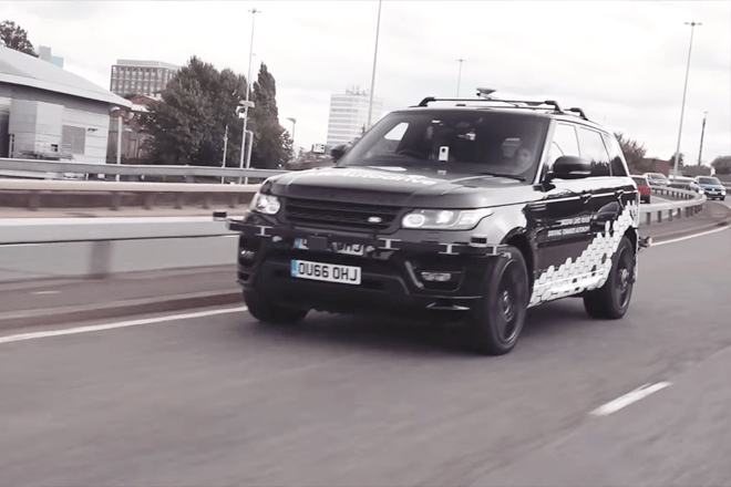 Jaguar Land Rover sends self-driving Range Rover on busy public roads ...