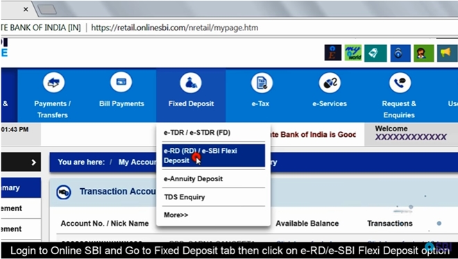 How to open online Recurring Deposit account in SBI - Money News | The ...