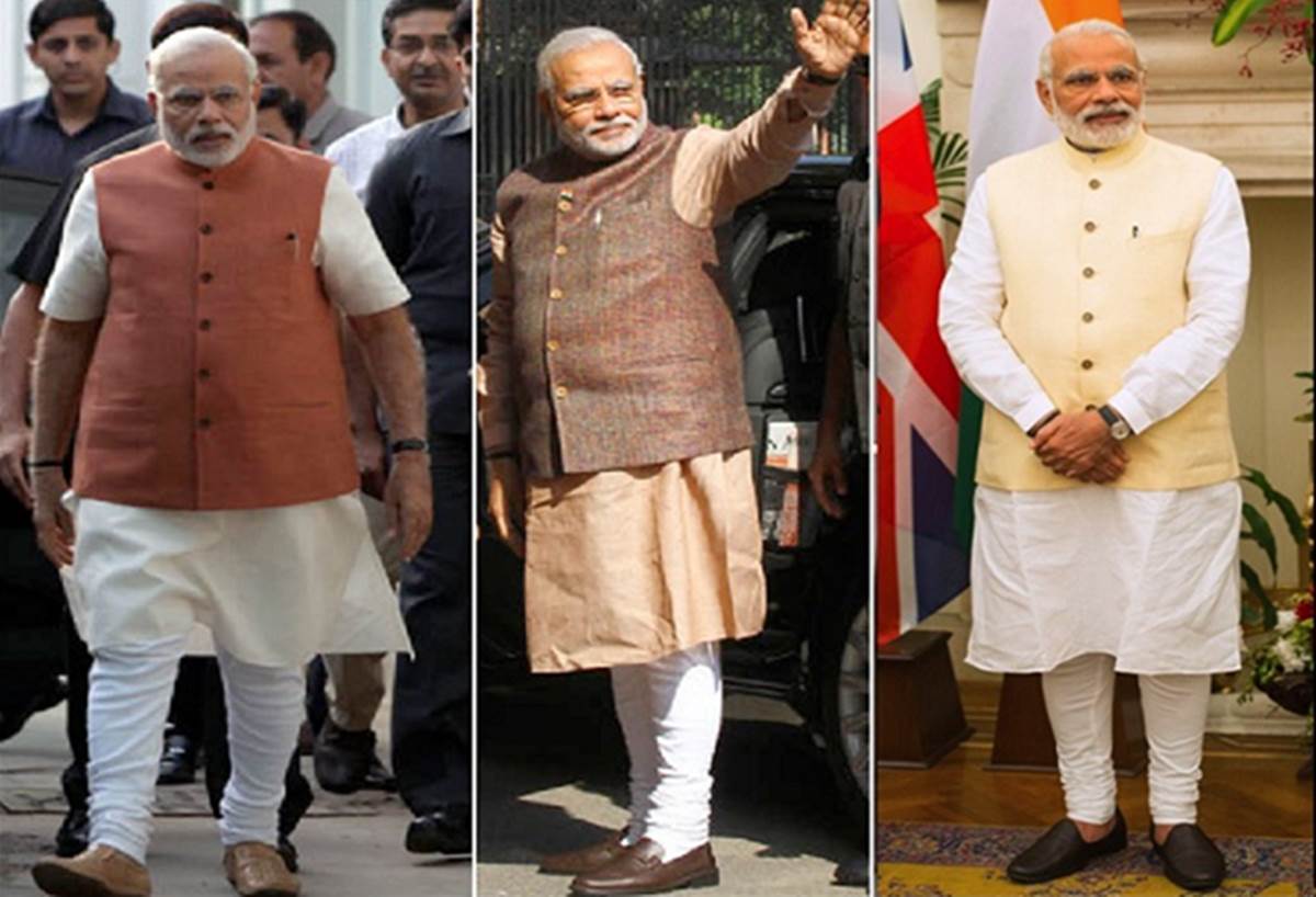 Modi’s ‘Kurta-Jacket’ combo huge hit among youth, 1,400 pieces being ...