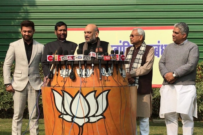 NDA seat-sharing formula in Bihar: BJP, JD(U) to fight on 17 seats each, LJP gets 6 seats ...