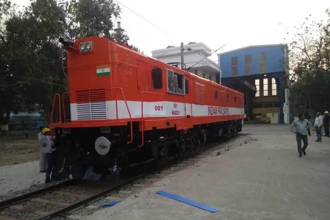 World-record for Indian Railways: Diesel locomotive converted to ...