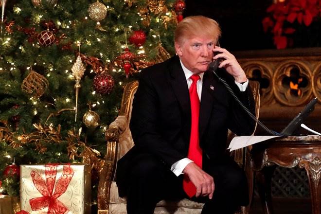 US President Donald Trump asks kid ‘are you still a believer in Santa ...